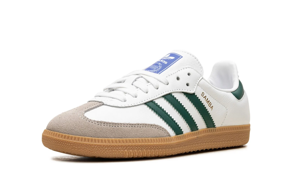 Adidas Samba OG Cloud White & Collegiate Green Men's – Pimp Kicks
