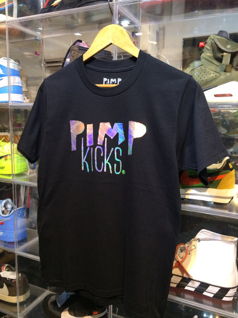 Pimp Kicks Black Hologram Shirt